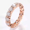 Forever Jewels 2Ct Round Cut Moissanite Women Eternity Wedding Band ...
