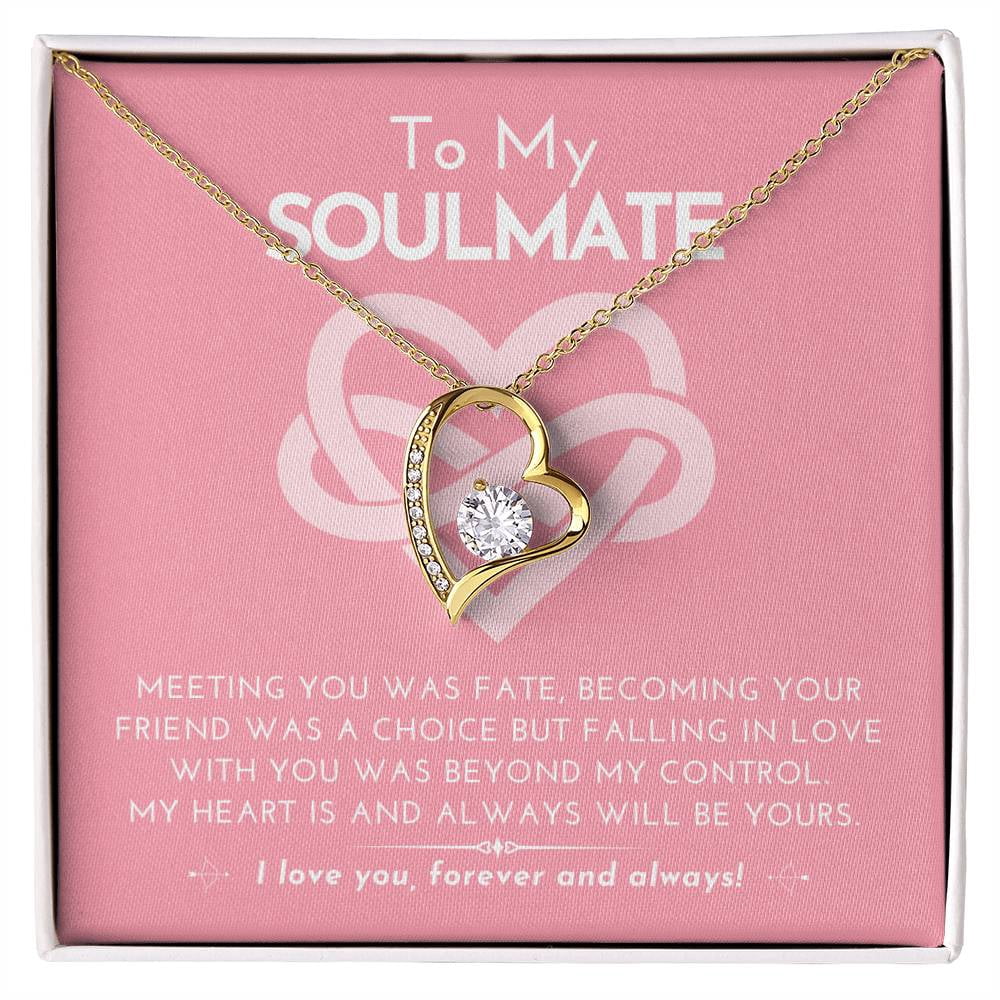 Forever Love Heart Necklace My Heart Is And Always Will Be Yours ...