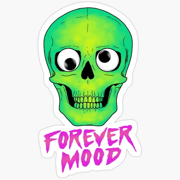 Forever Mood Sticker Phone Decal Water Bottle Stickers Car Decals ...