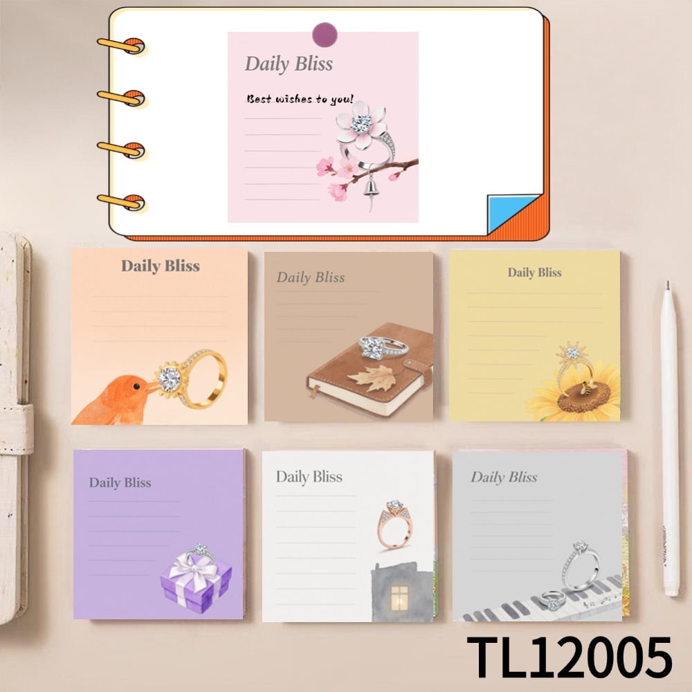 Forever Passion with Magnificent Diamond Ring - Themed Sticky Notes(3. ...