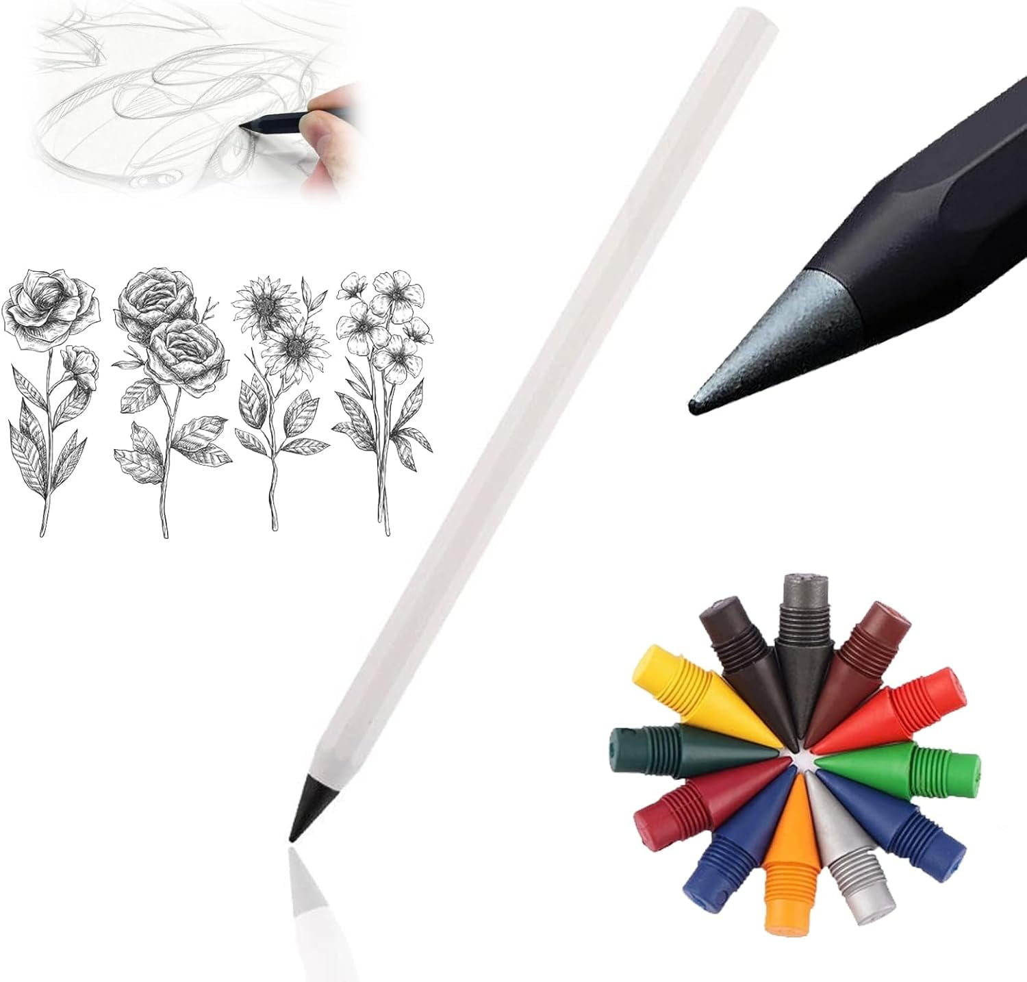 Forever Pencil, Metal Alloy Writing Instrument, Metal Alloy Writing ...