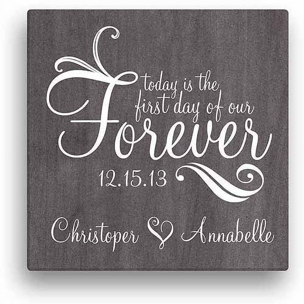 Forever Personalized Canvas Wall Art - Walmart.com