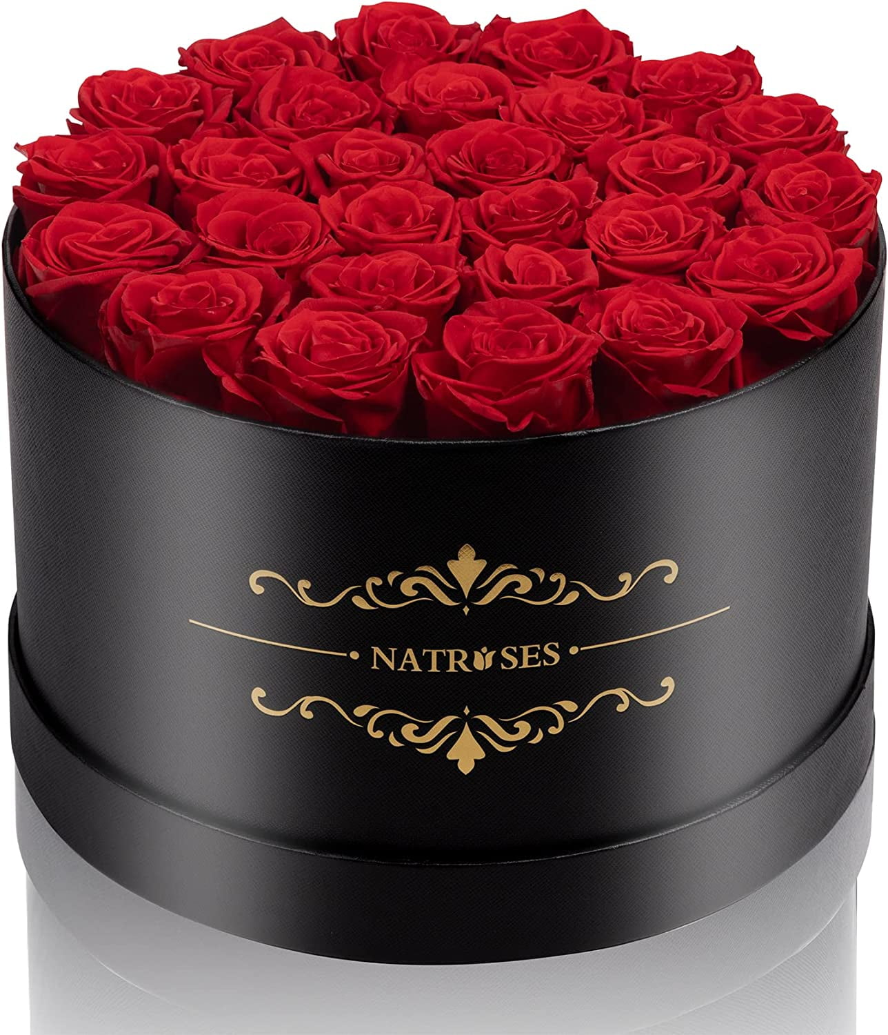 Forever Preserved Roses In A Box, 100% Real Roses That Last Up To 3 ...