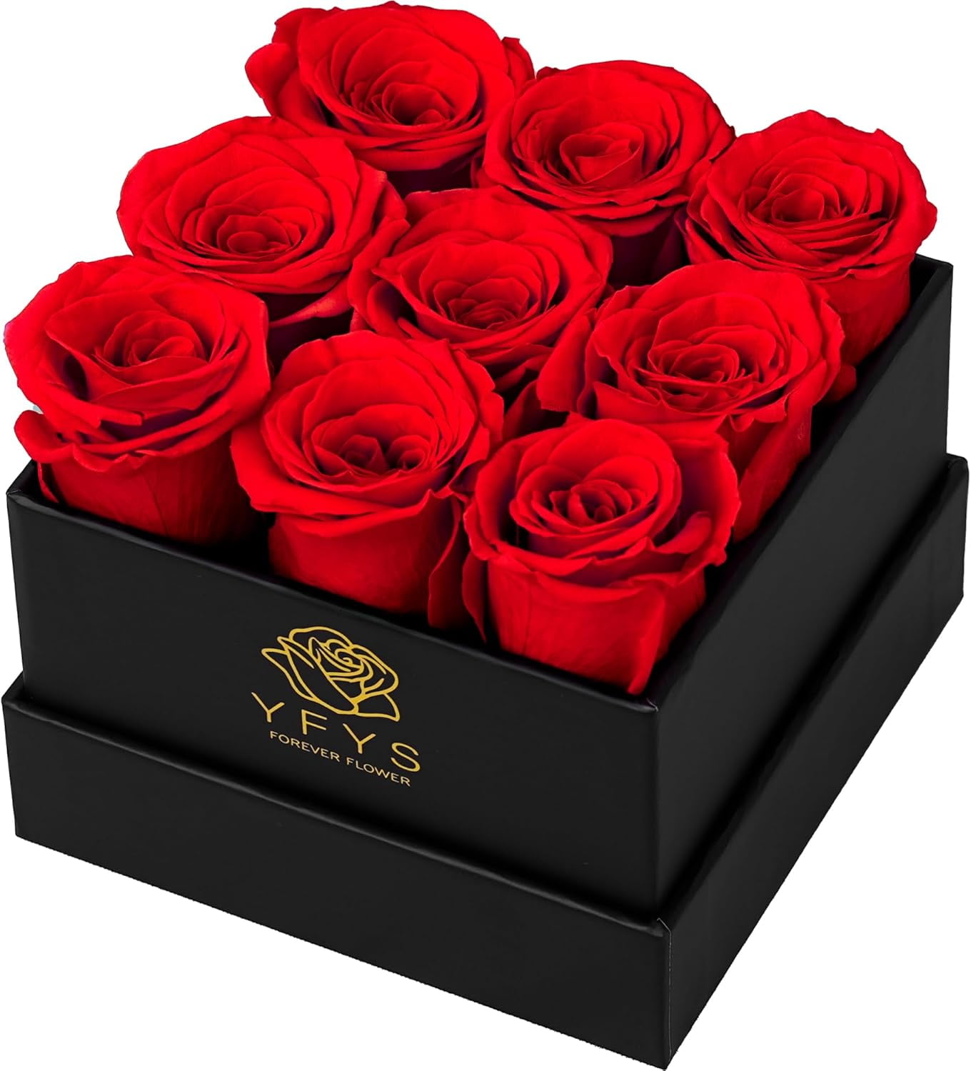 Forever Rose Flowers for Delivery Prime - 9pcs Preserved Fresh Roses ...