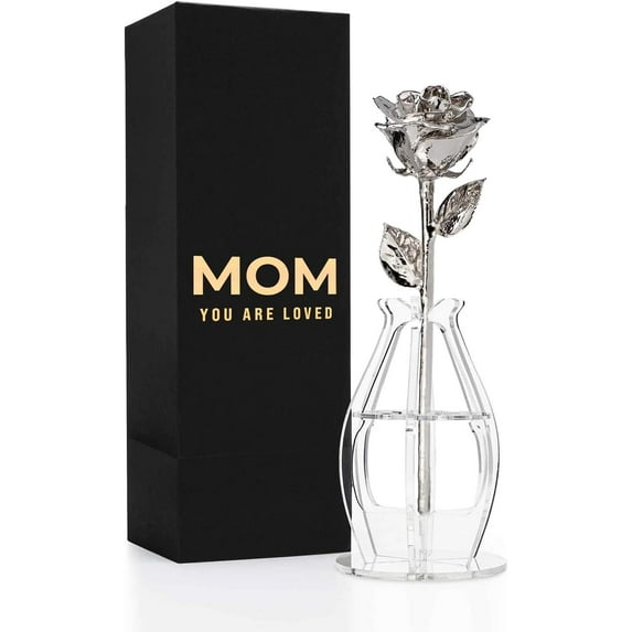 Forever Rose “Mom You are Loved” Bloom Box Bundle, Genuine One-of-a ...