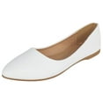 Forever Shoes Women Ballet Basic Flats Pointed Toe Comfort Insoles ...