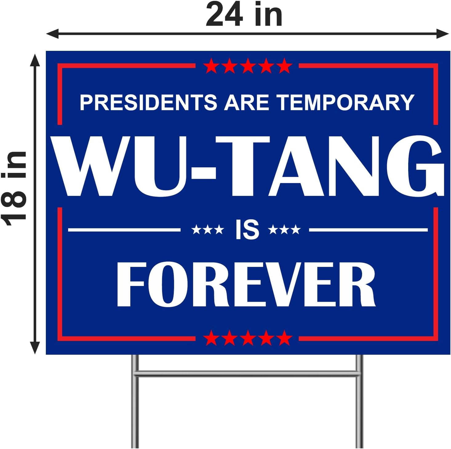 Forever Sign Presidents Are Temporary Yard Sign With Mental Stake ...