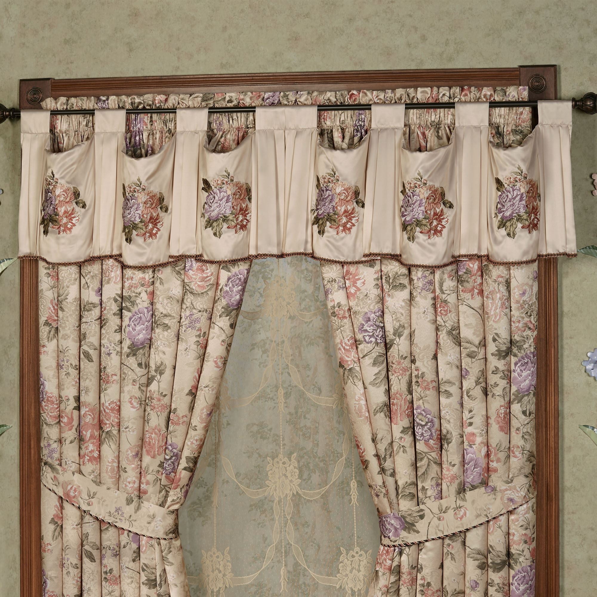 Forever Swag Valance Champagne Valance Swag 56 x 20 - Walmart.com