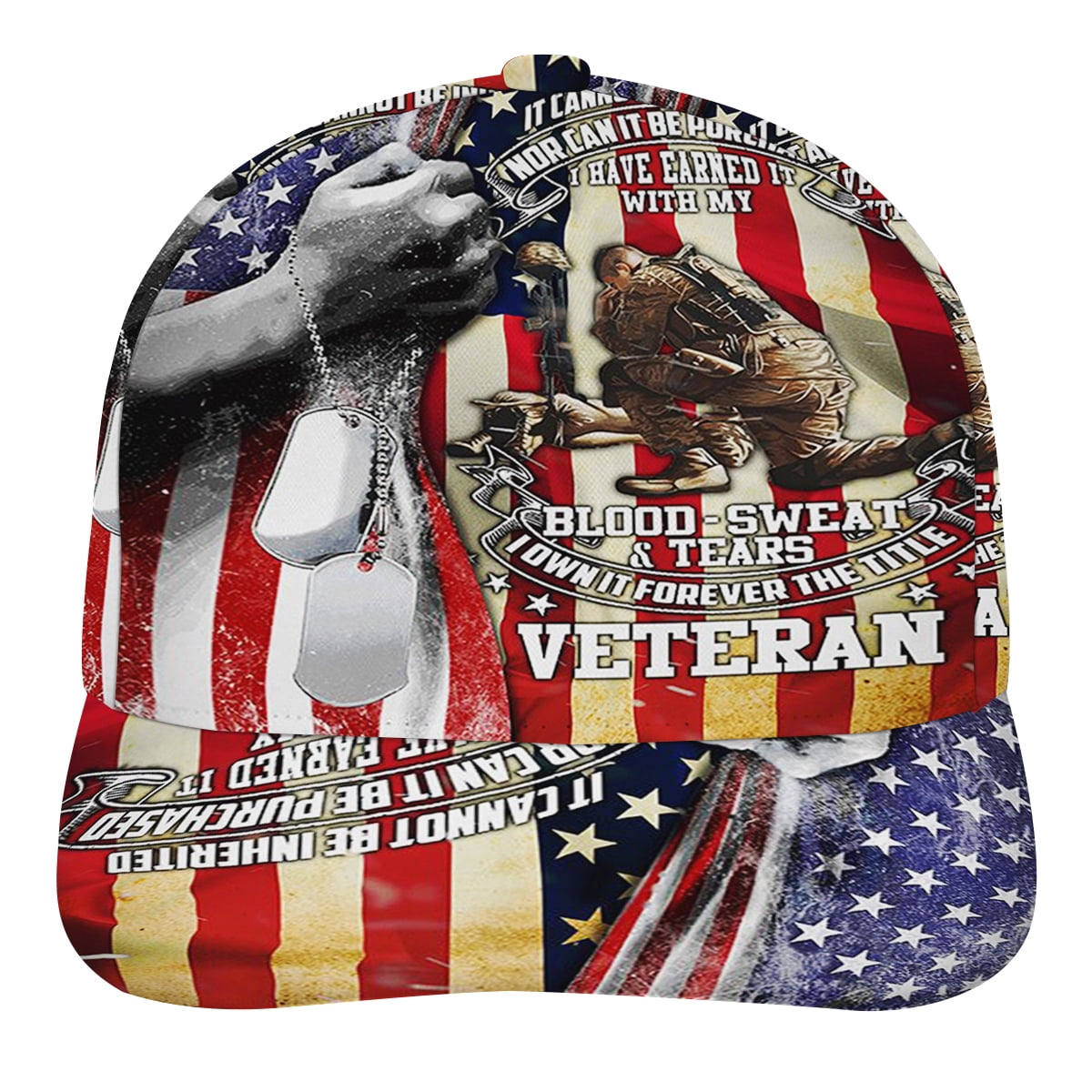 Forever Title Veteran baseball cap hat - Walmart.com