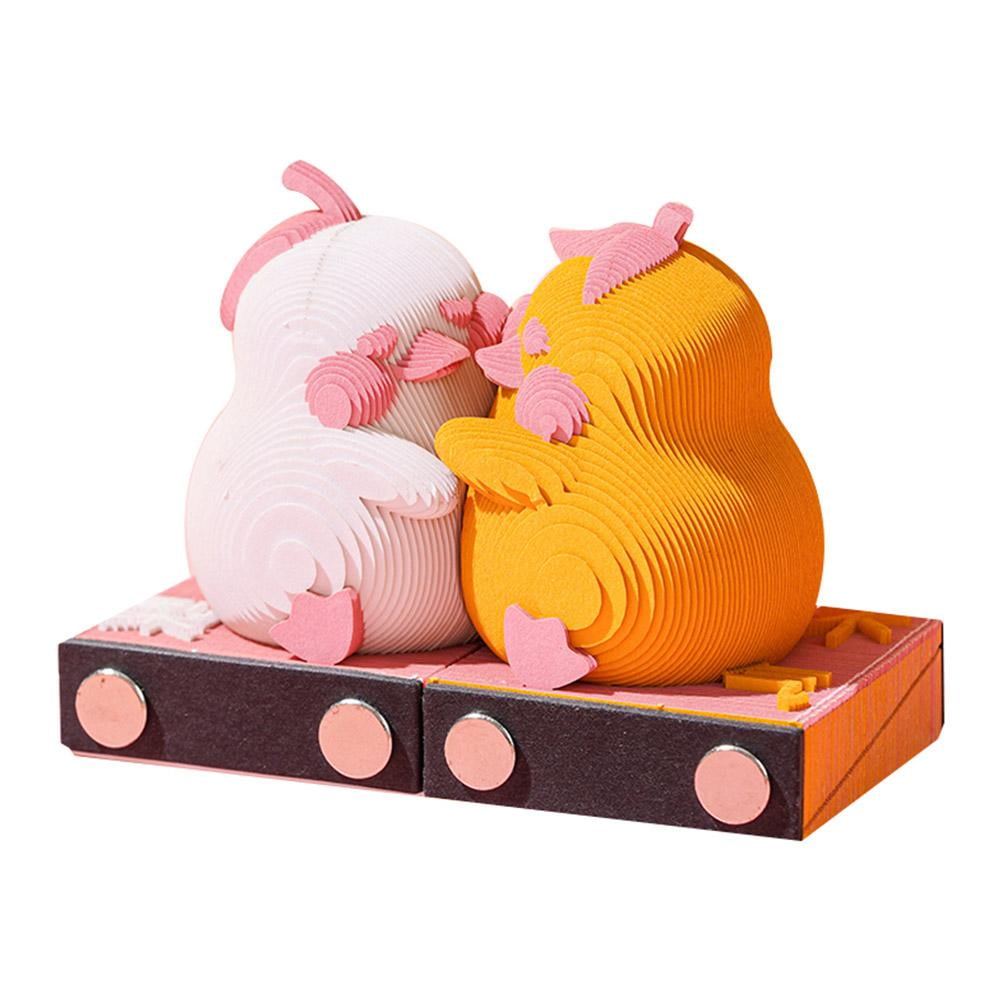 Forever Together Ducks Shape 3D Notepad Animal 3D Memo Pads Block Notes ...