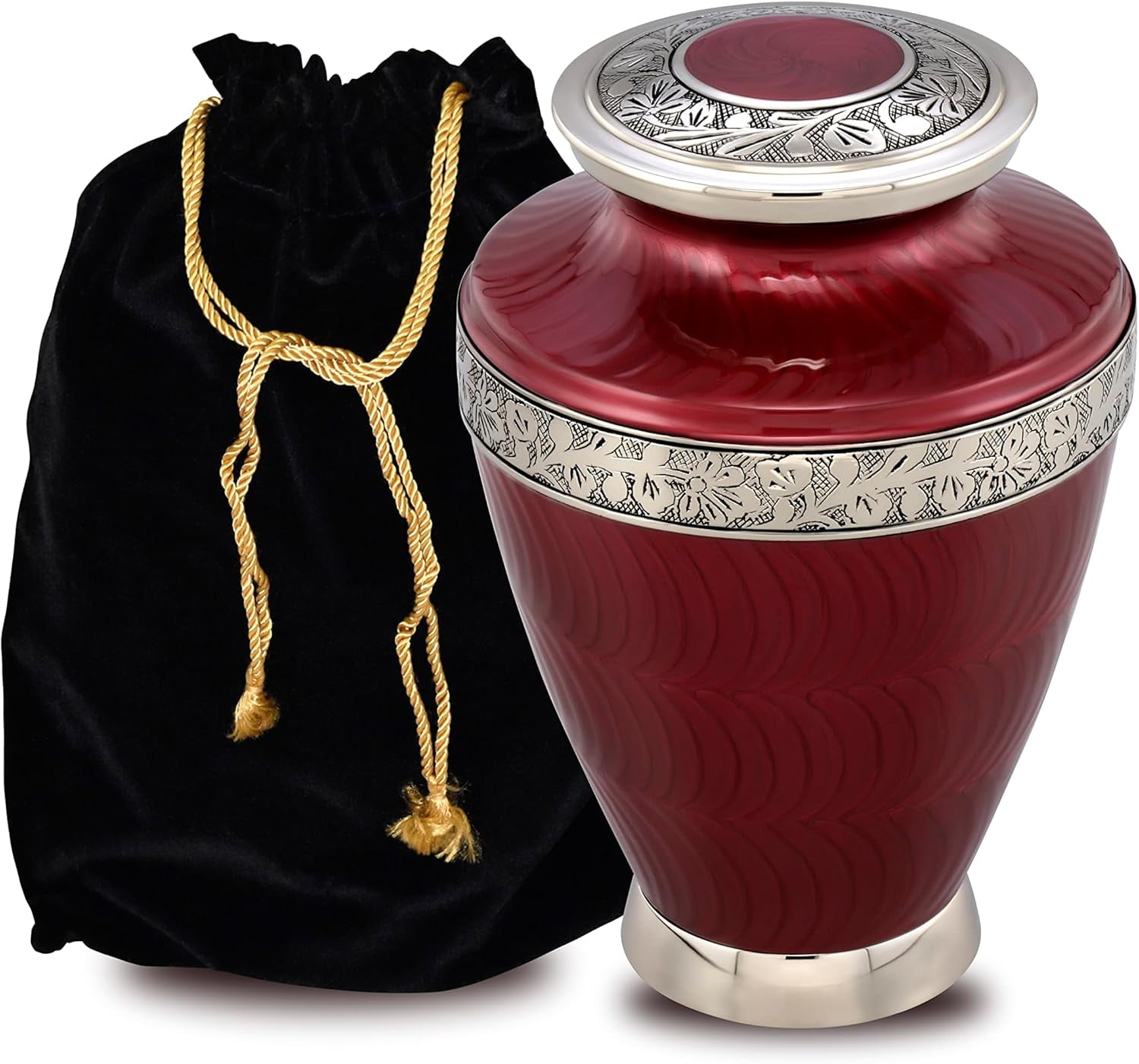 Forever URNS Adult Cremation Funeral Urn with Elegance Textured Theme ...