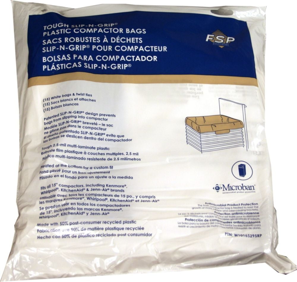 ForeverPRO W10165295RP Trash Compactor Bags for Whirlpool Trash ...