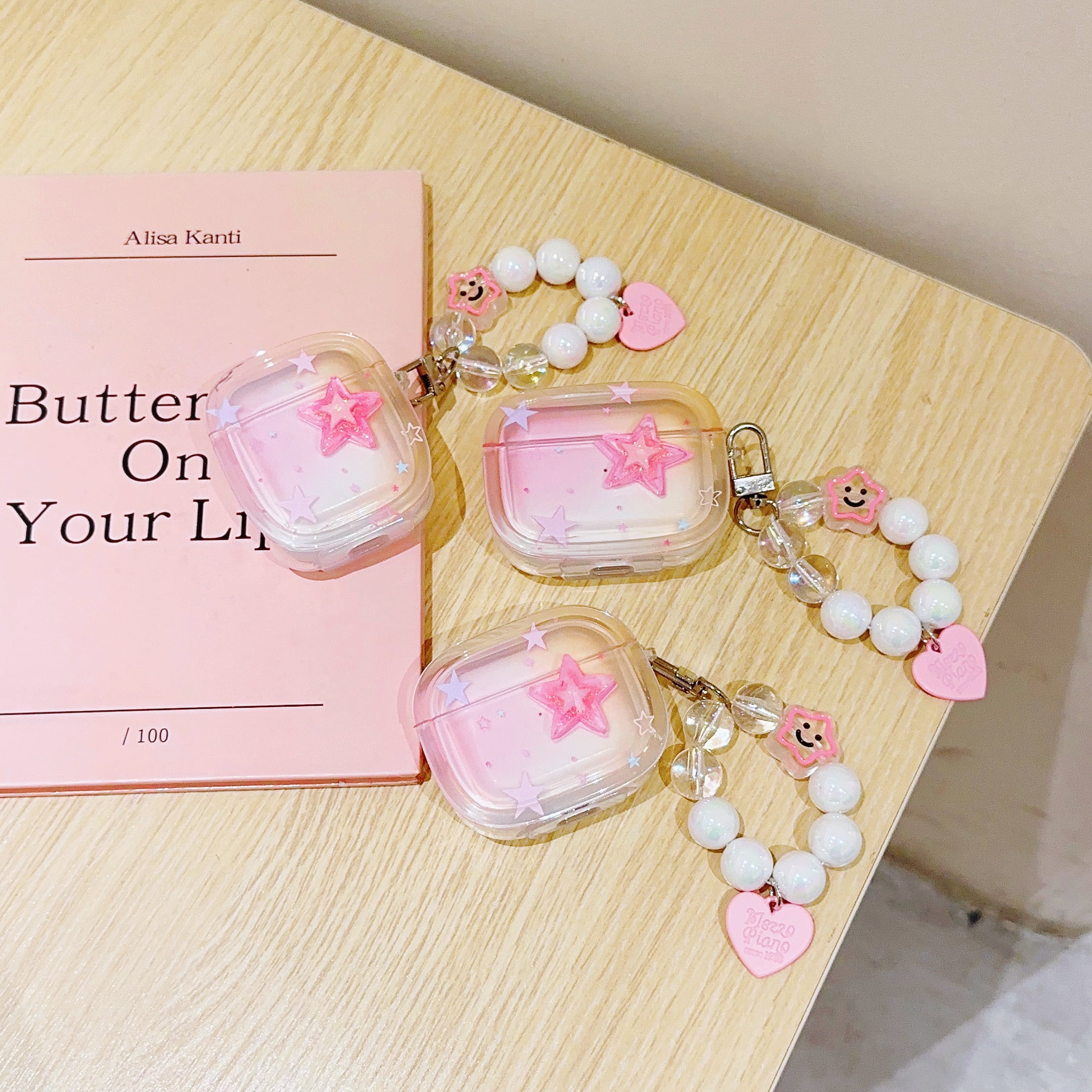 Foreverrich 3D Star Patterned Case For Apple Airpods Pro 1st 2nd 3rd ...