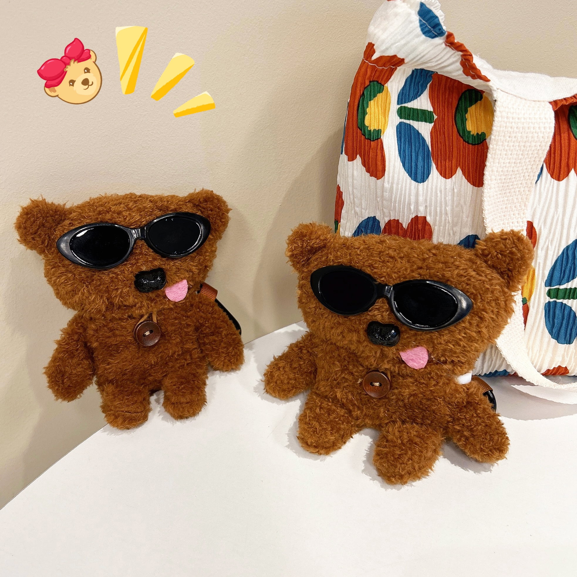 BQ Case Warm Plush Cute Cartoon Bear Patterned Case For Apple Airpods Pro 1st 2nd 3rd Generation ...