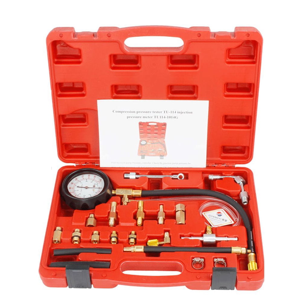 Foreverun Motor 0-140PSI Fuel Injection Pump Pressure Tester Injector ...