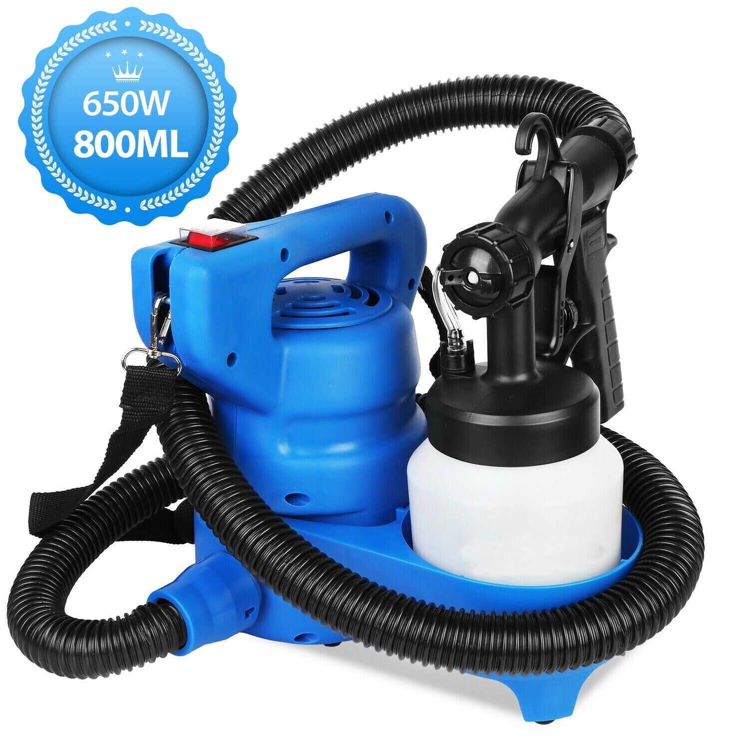 Foreverun Motor 800ML Paint Sprayer Gun Handheld Painting Gun 650W ...