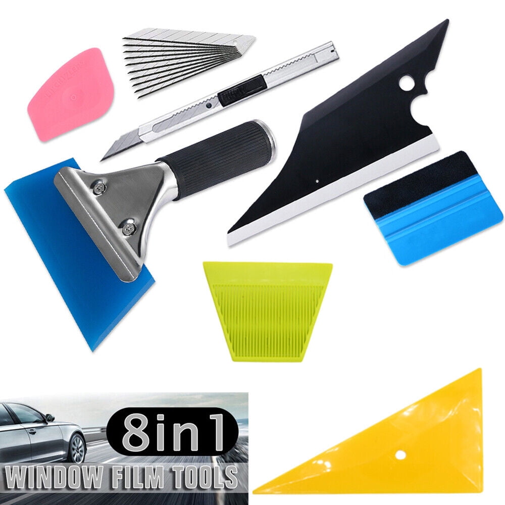 Foreverun Motor Car Window Tint Tools Kit Scraper Squeegee for Auto ...