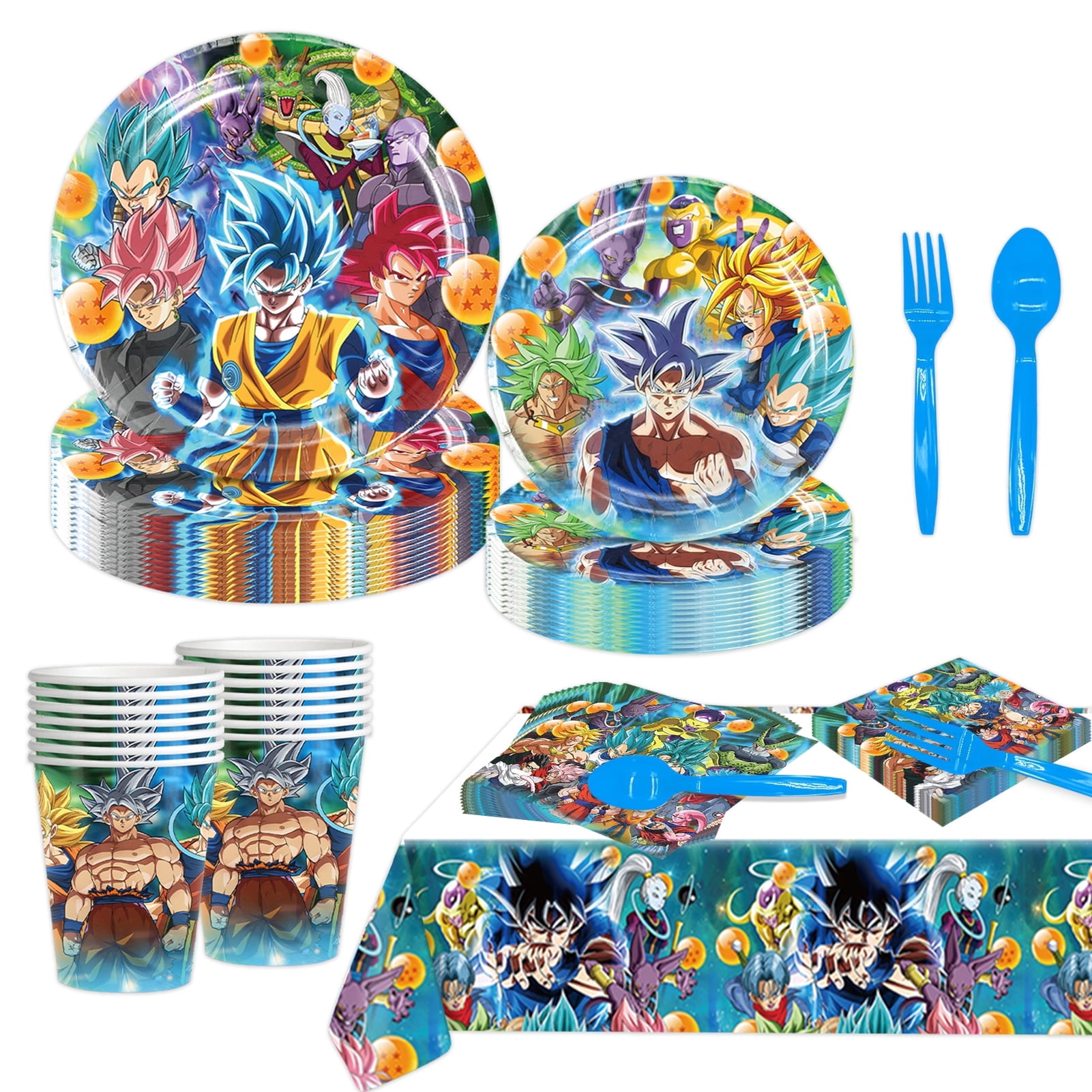 Forfamy Mario Birthday Party Supplies, 40 Plates,20 Cups,20 Napkins ...