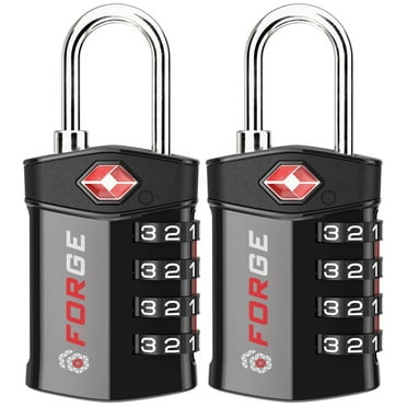 New Forge TSA Approved Luggage Locks - 2 Pack - Lifetime Warranty, Open ...