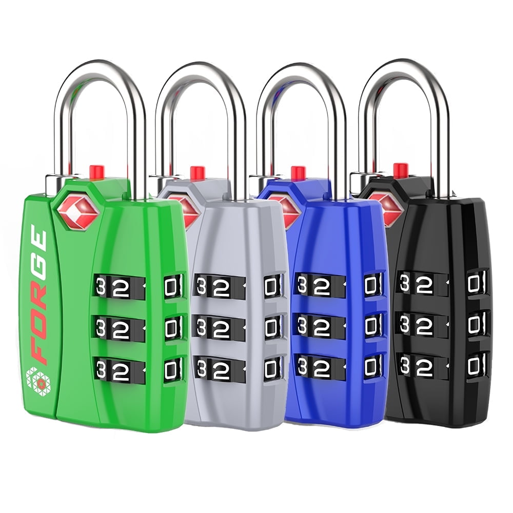 Forge TSA Luggage Lock, Open Alert Indicator, Easy Read Dials, Ideal ...