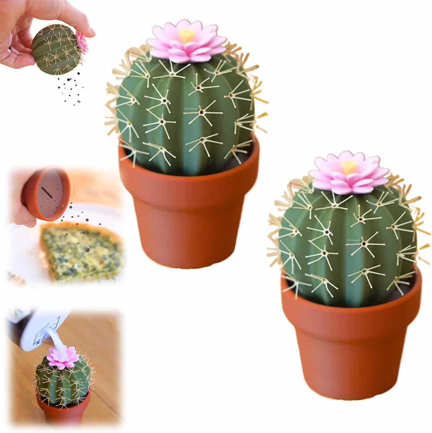 Forgecore Spikey Spices, Spikey Spices - Cactus Salt and Pepper Shaker ...