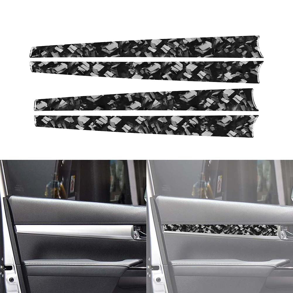 Forged Carbon Fiber For Hilux 2015-2021 Inner Door Panel Cover Trim 4x ...