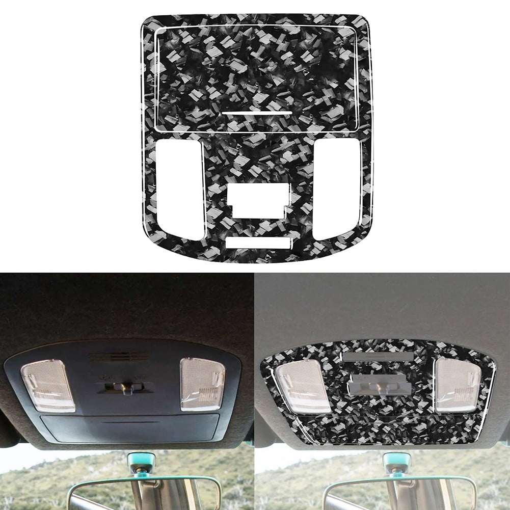 Forged Carbon Fiber Reading Light Frame Cover Trim Frame For Hilux 2015 ...