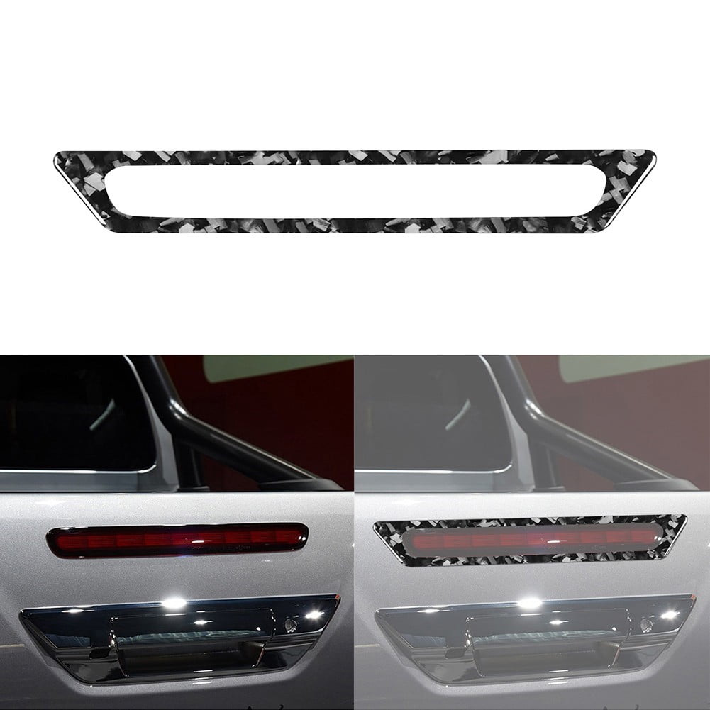 Forged Real Carbon Fiber Rear Car Tailgate Brake Light Cover for Hilux ...