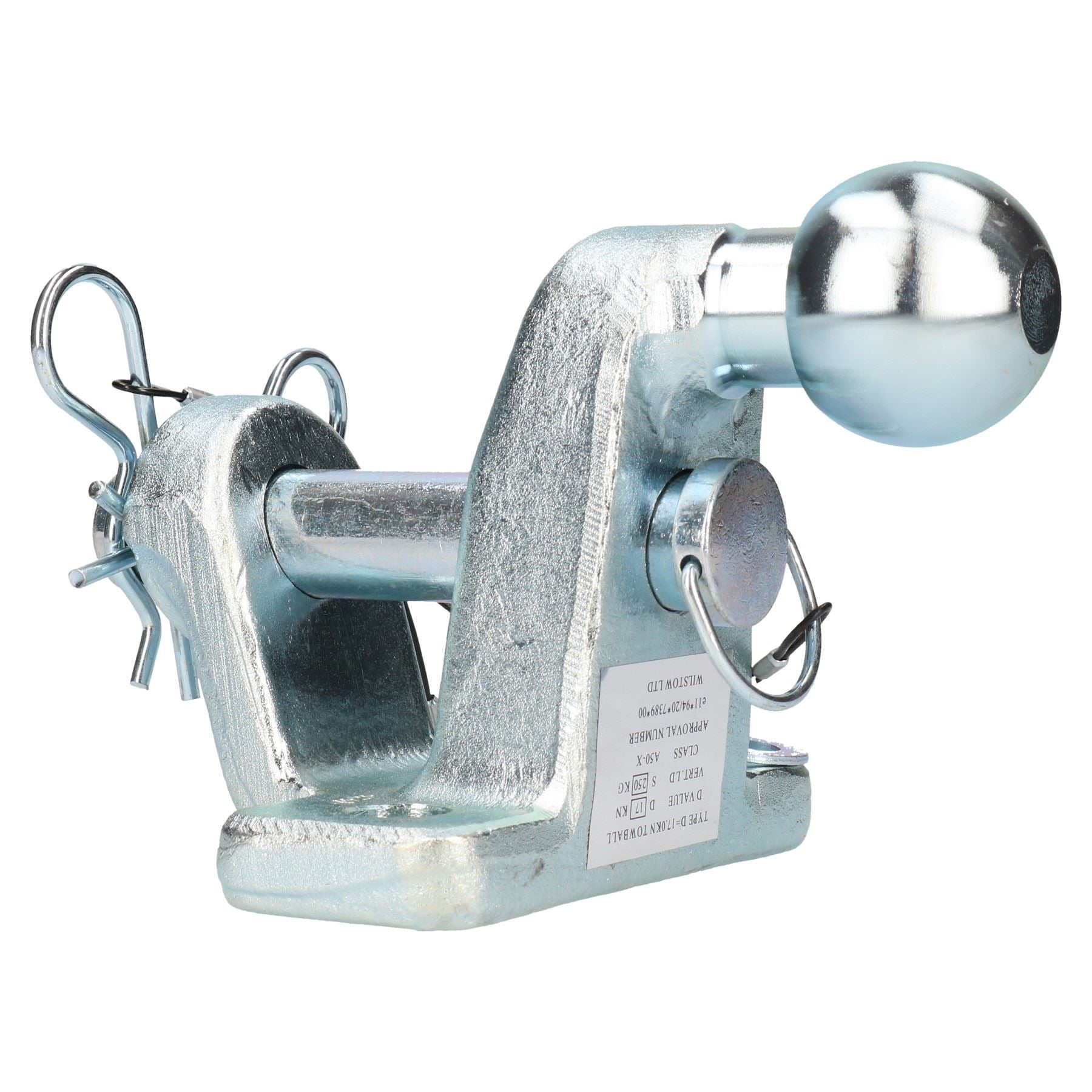 Forged Steel 50mm Tow Ball and Pin Hitch / Coupling for Tow Bars ...