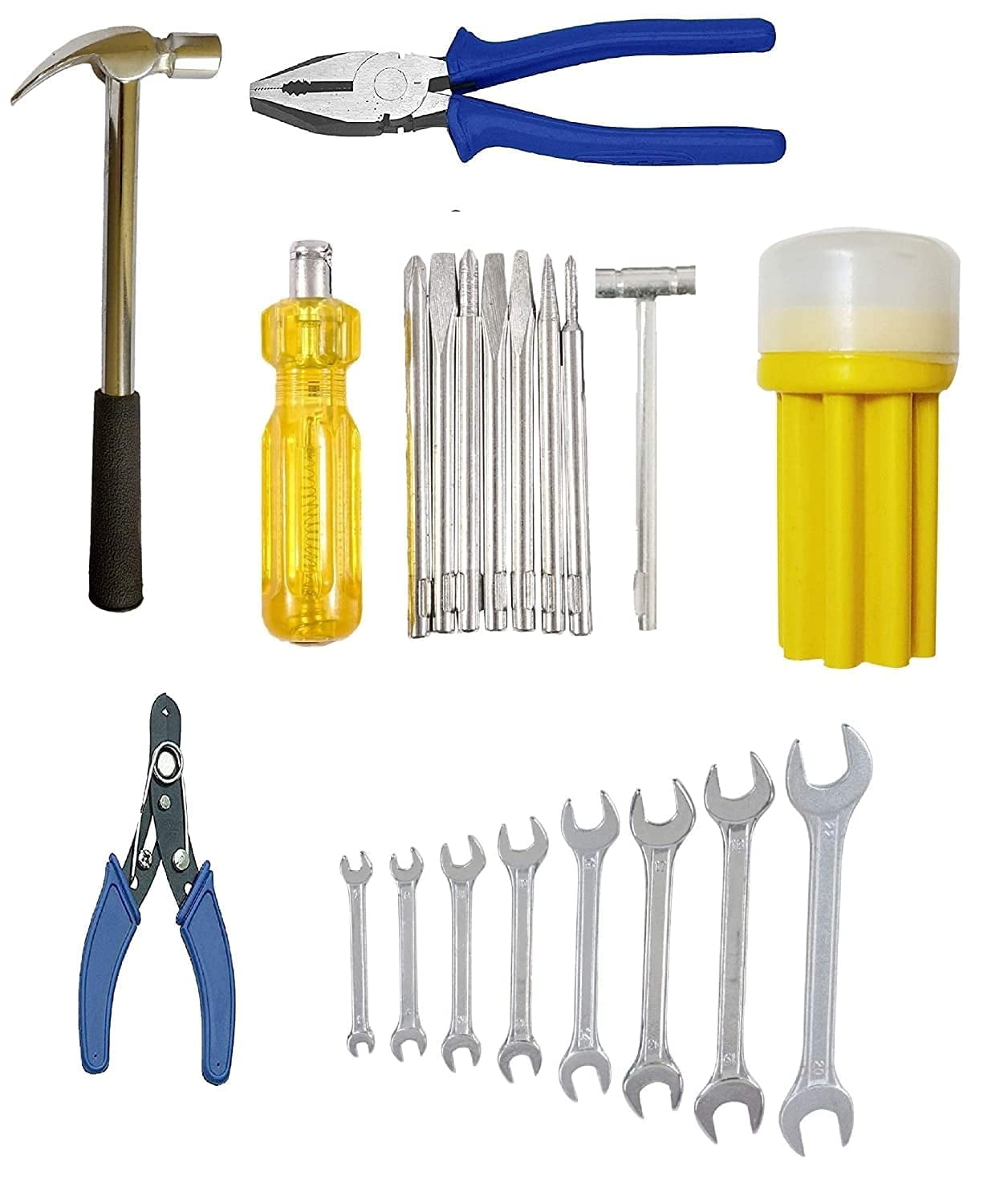 Forgesy Hand Tool Kit Set of 20 Pieces Tools kit for Home use ...