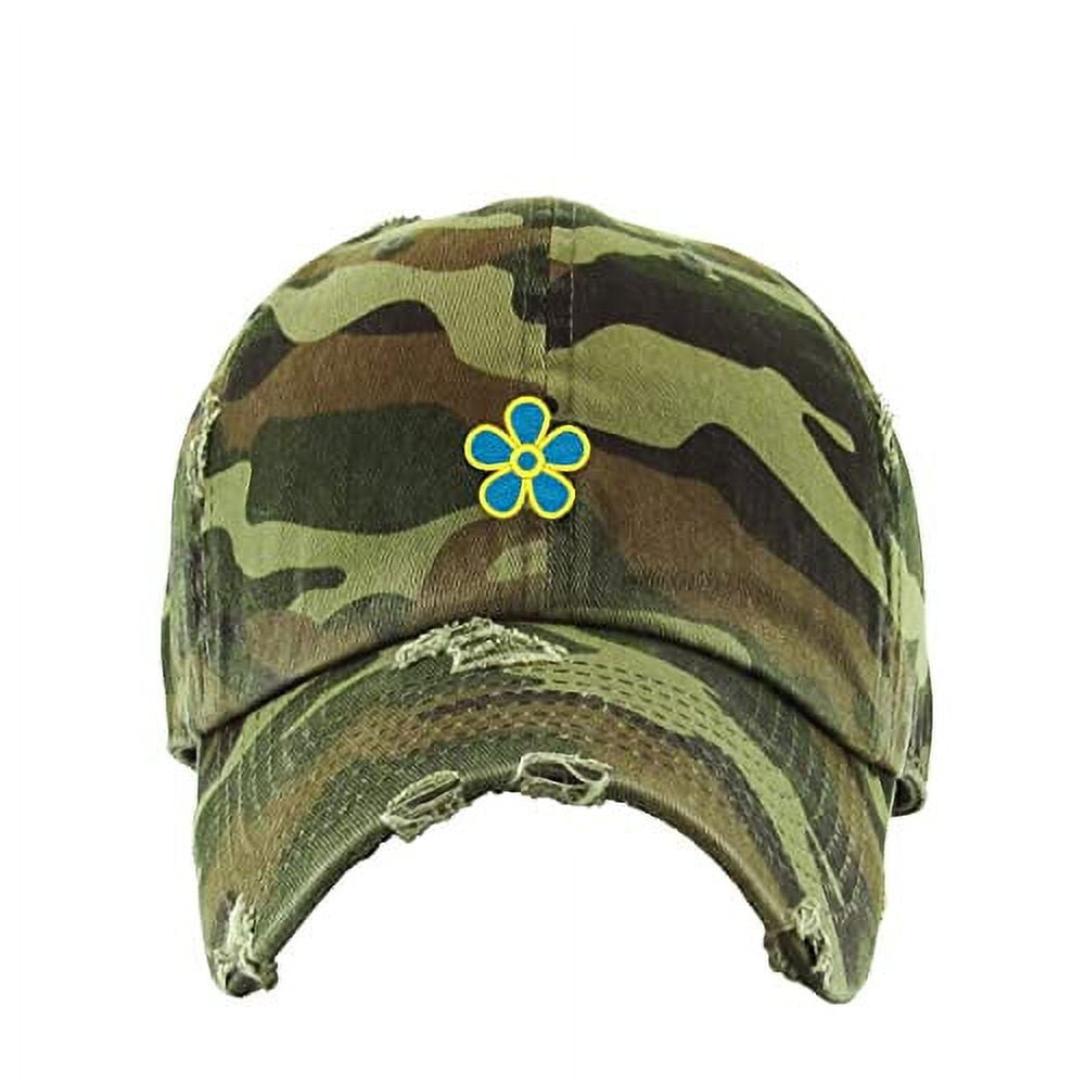 Forget Me Not Masonic Flower Vintage Baseball Cap Embroidered Cotton ...