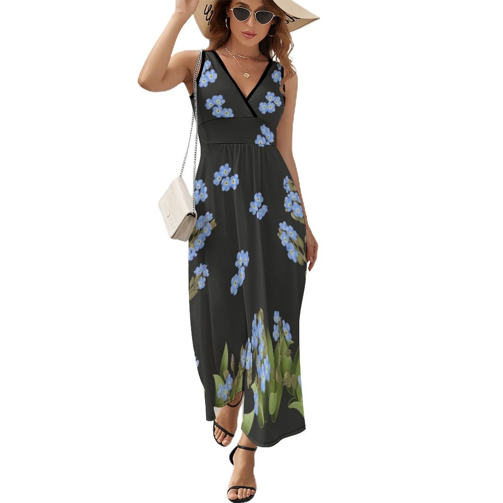 Forget-Me-Not Sleeveless Dress dress party evening elegant luxury celebrity dress for woman ...