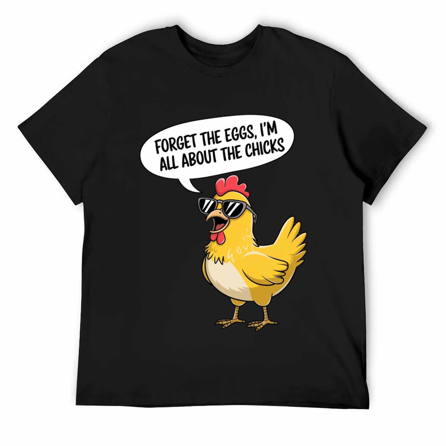 Forget the eggs, I'm all about the chickstshirt design Deer For Mens ...
