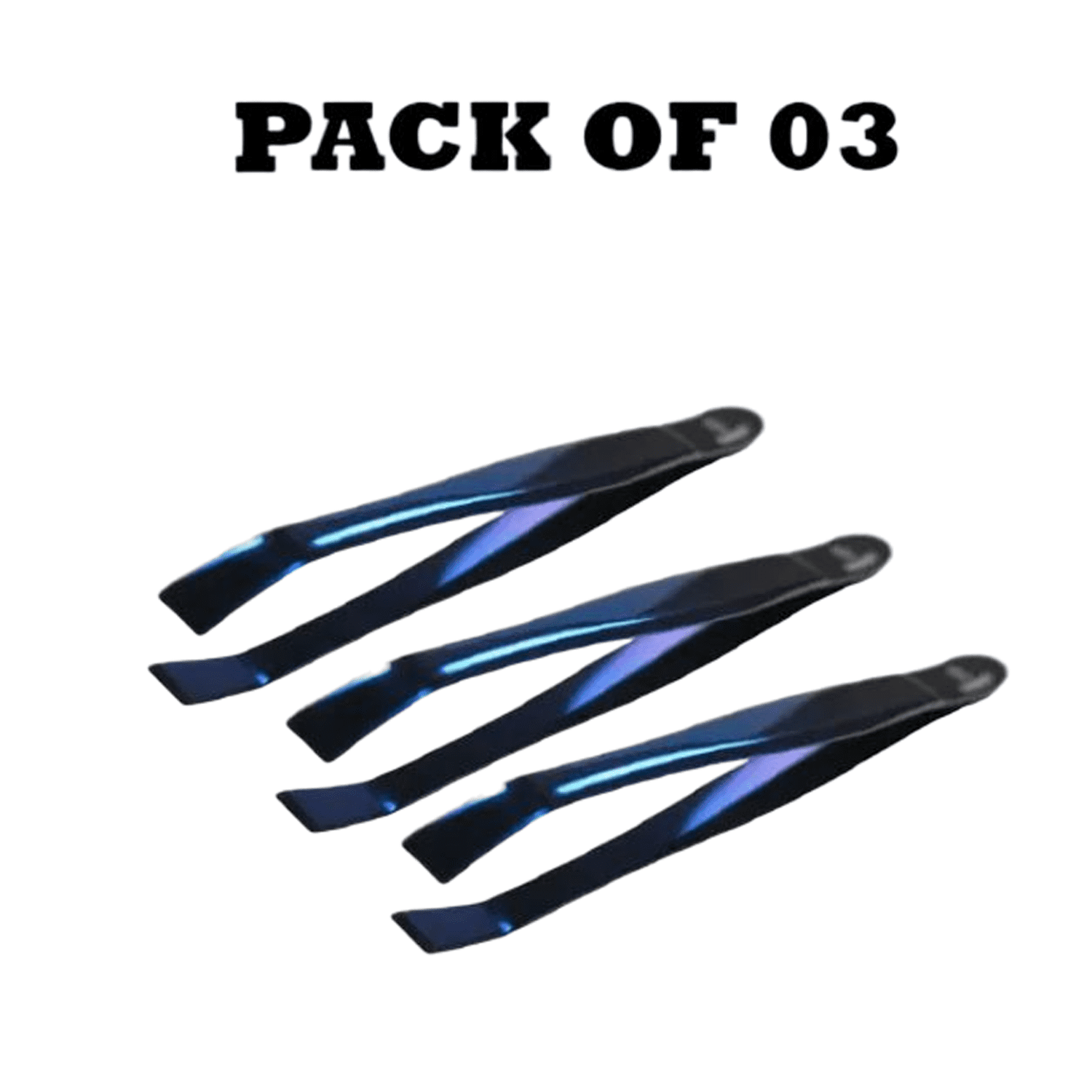 Forgica Blue Tweezers Curved Titanium Color For Long Lasting - Walmart.com