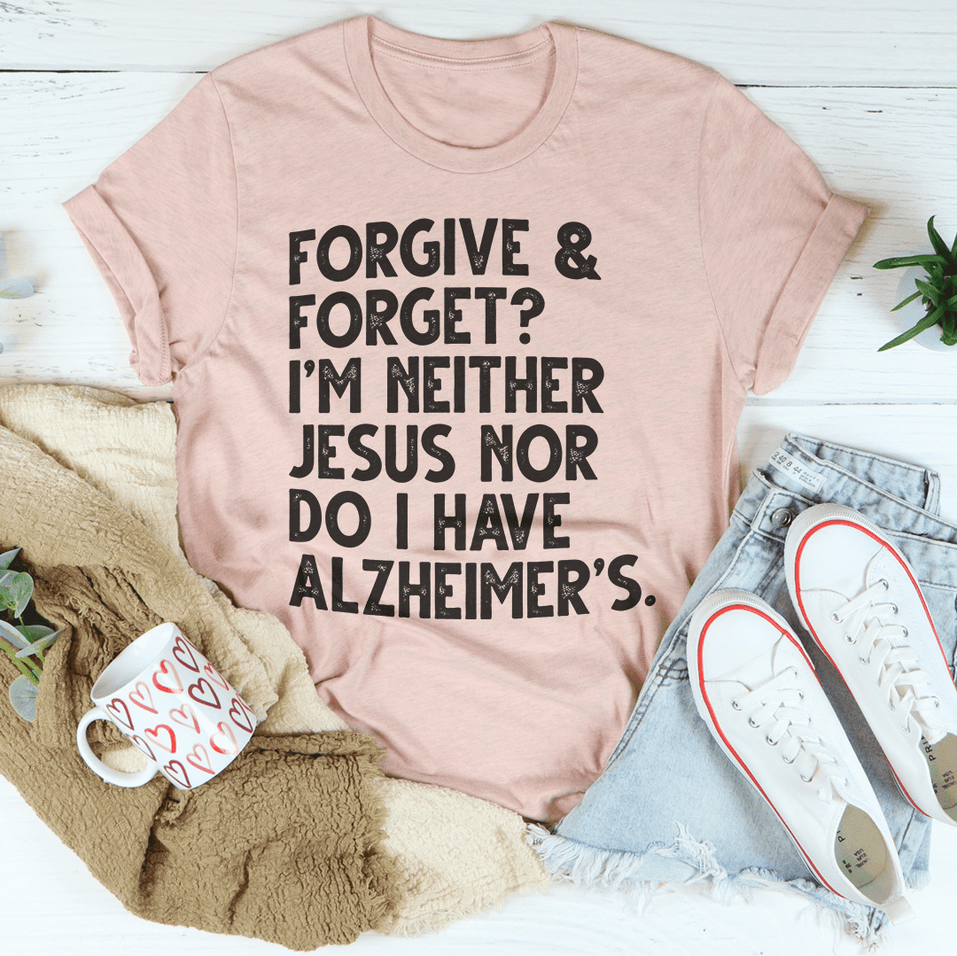 Forgive Forget Tee Athletic Heather S Peachy Sunday T-Shirt - Walmart.com