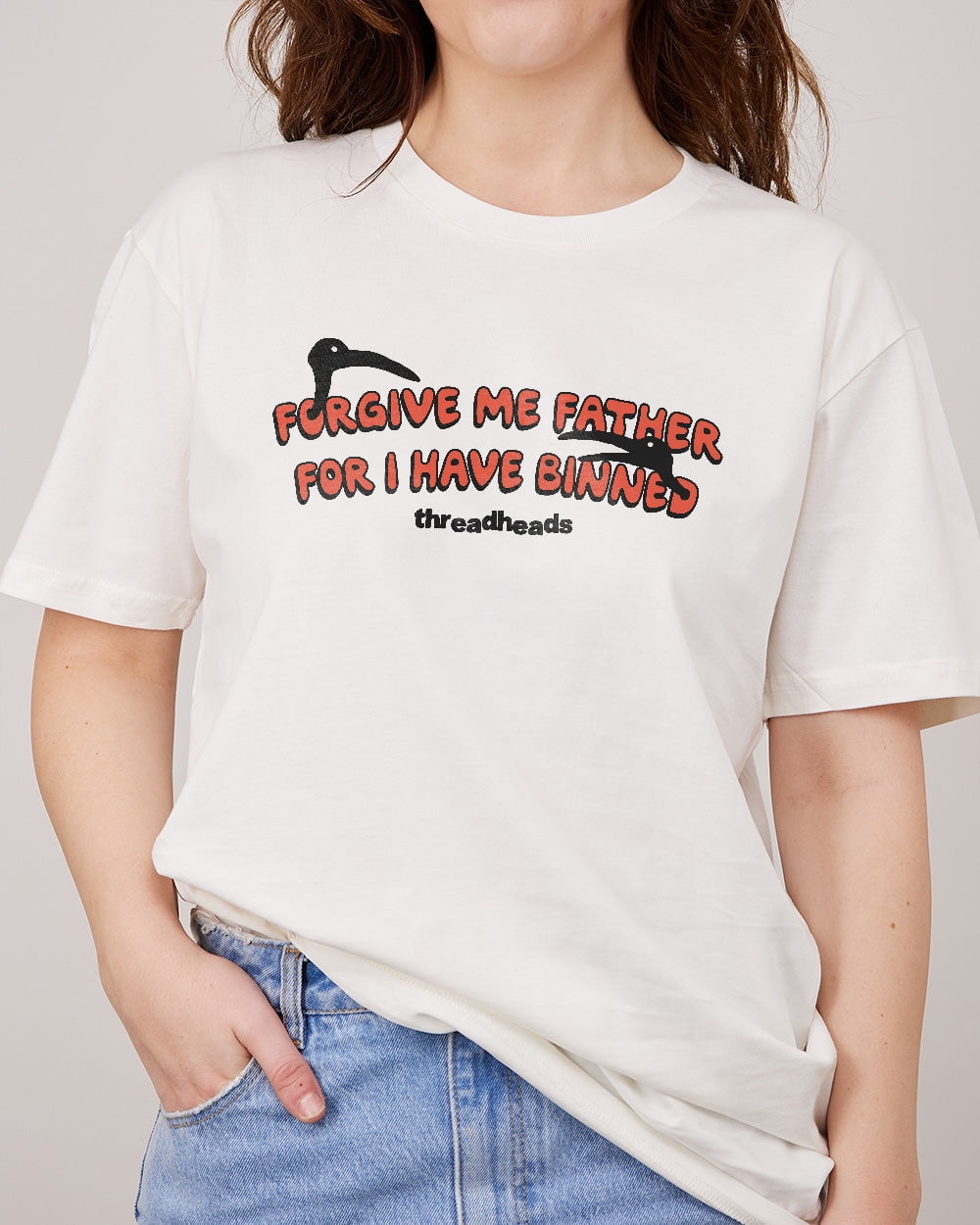 Forgive Me For I Have Binned T-Shirt Australia Online colour_white ...
