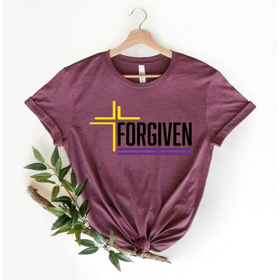 Forgiven Shirt Forgiven Cross Shirt Christian Shirt Jesus Shirt ...