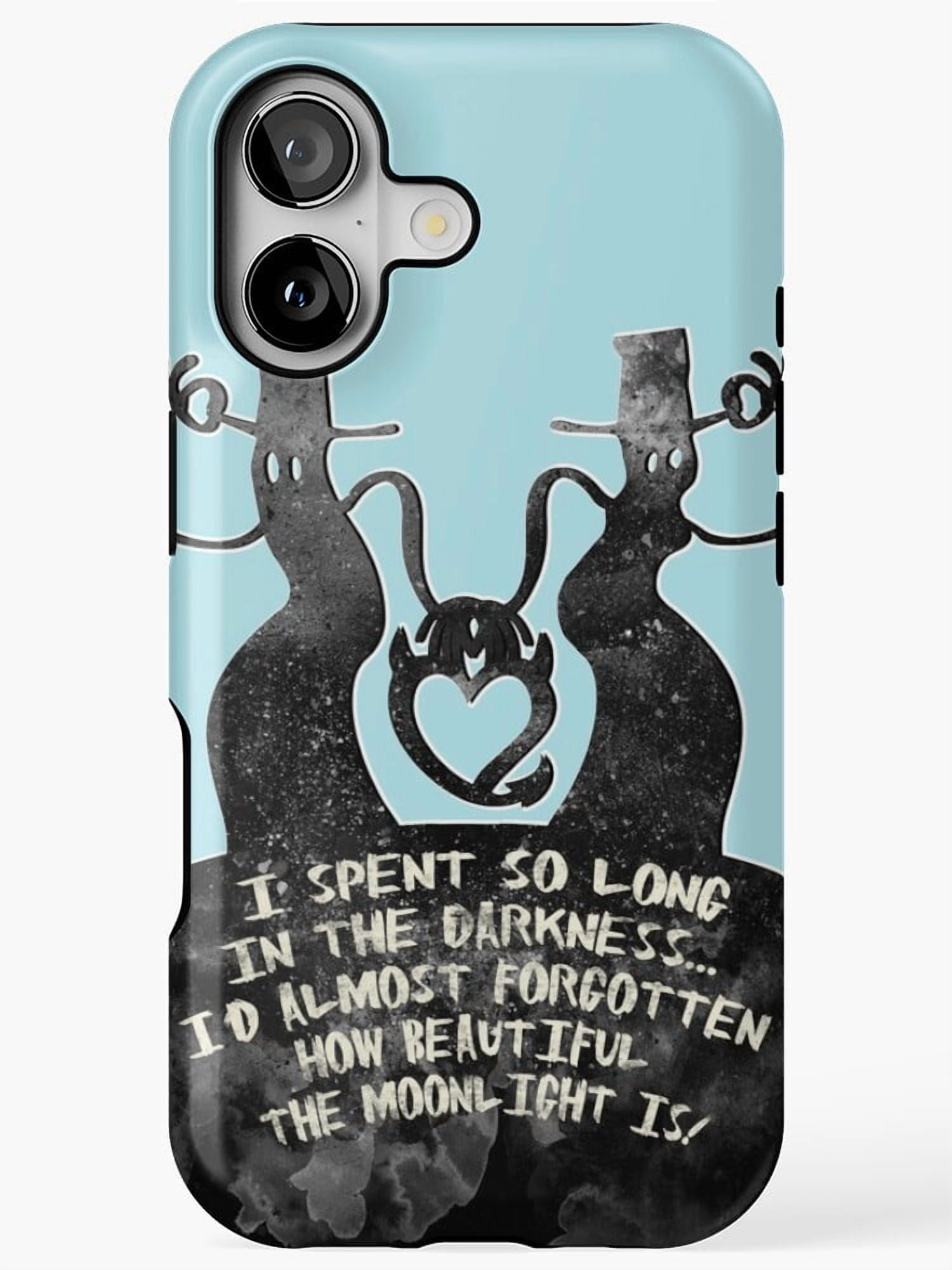 Forgot Moonlight Quote Phone Case for iPhone 11 12 13 14 15 16 17 Pro ...