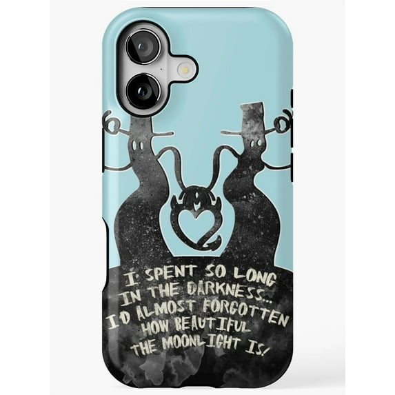 Forgot Moonlight Quote Phone Case for iPhone 11 12 13 14 15 16 17 Pro ...