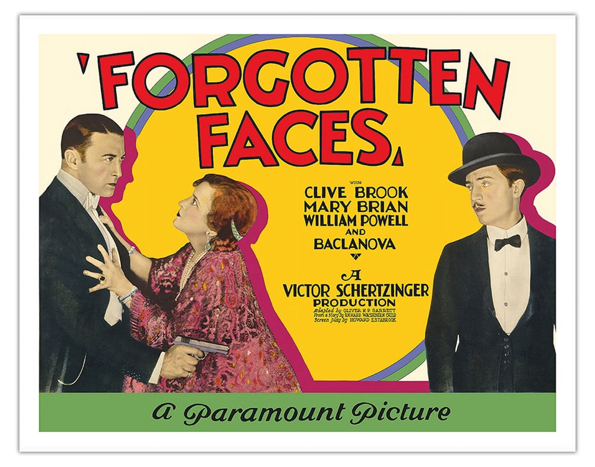 Forgotten Faces - Starring Clive Brook Mary Brian William Powell and ...