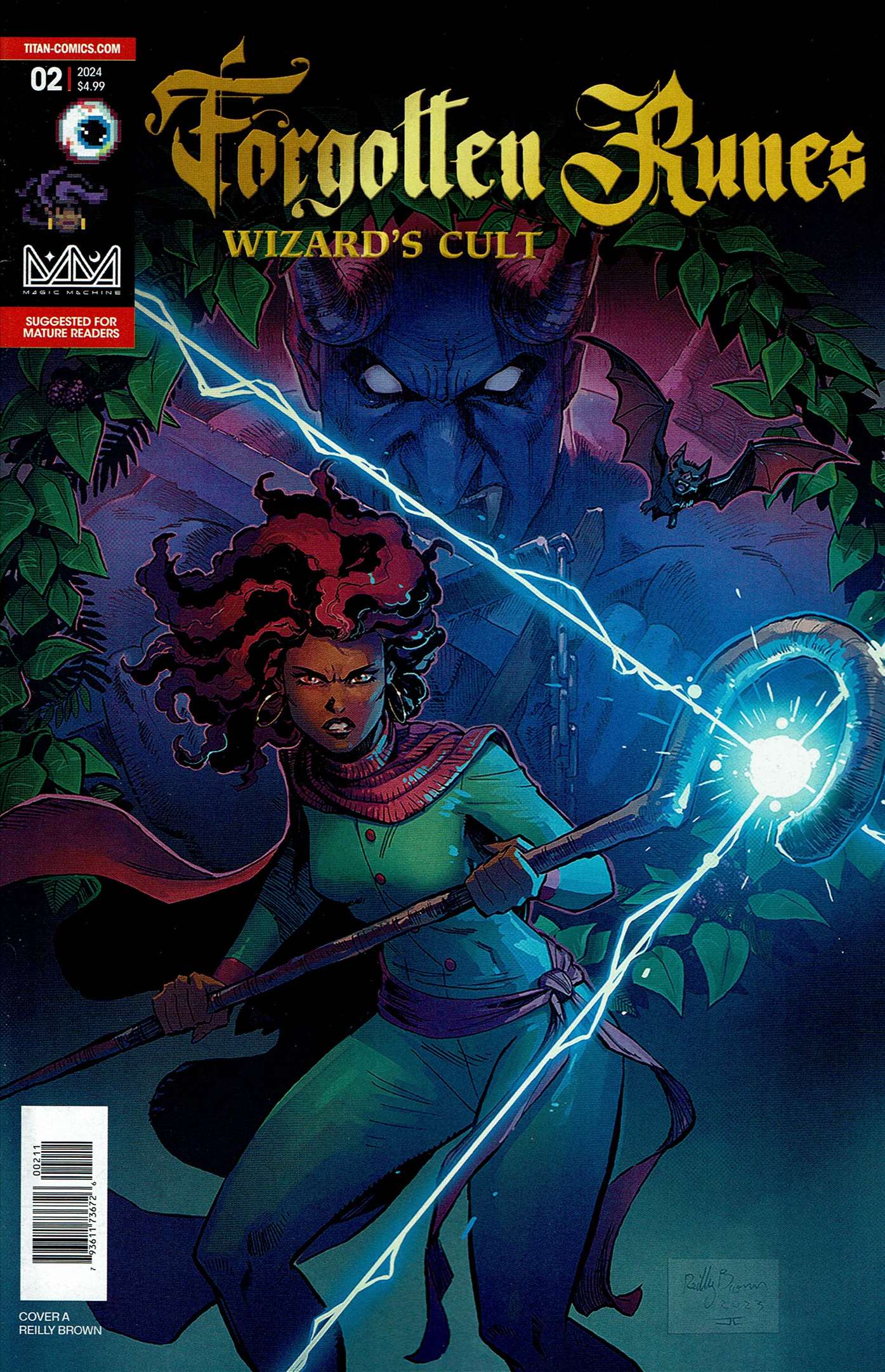 Forgotten Runes: Wizard's Cult #2A VF ; Titan Comic Book - Walmart.com