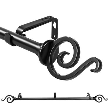 Martha Stewart Barrington 48'' - 86" Long, Adjustable Curtain Café Rod ...