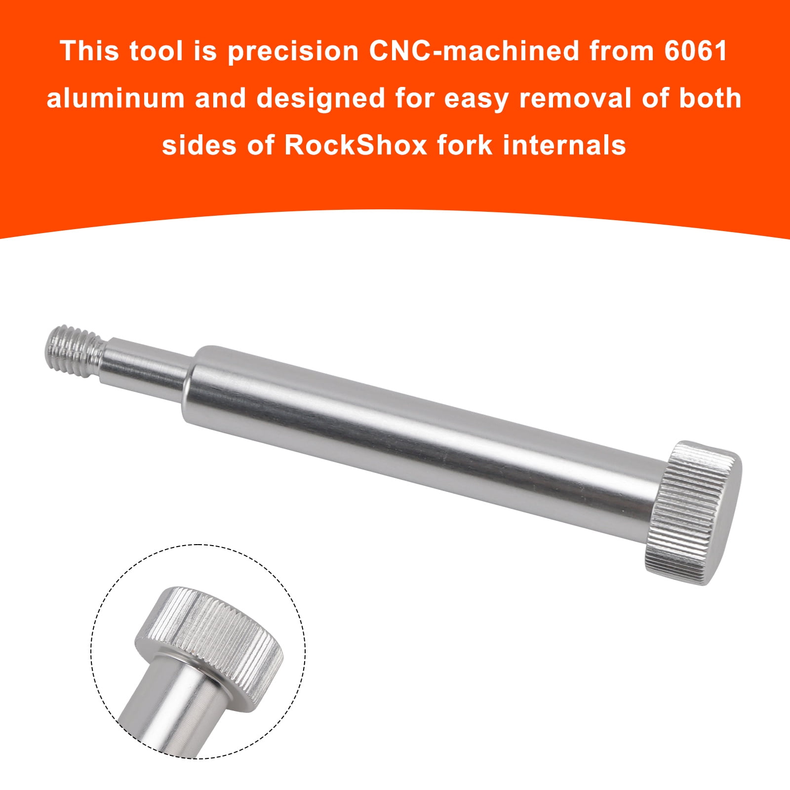 Fork Lower Leg Removal Tool-Threaded punch to remove spring/damper side ...
