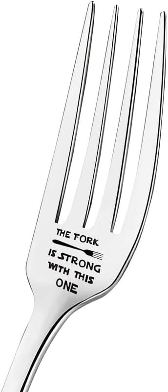 The Fork is Strong with This One Fork for Movie Fans Birthday Christmas ...