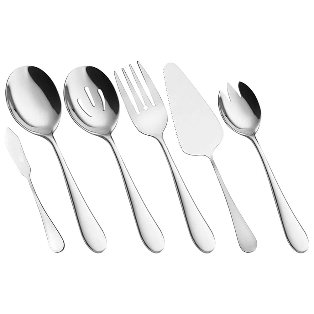 Fork and Spoon Set Flatware Colander Spoon Cutter Supply Spoons and ...