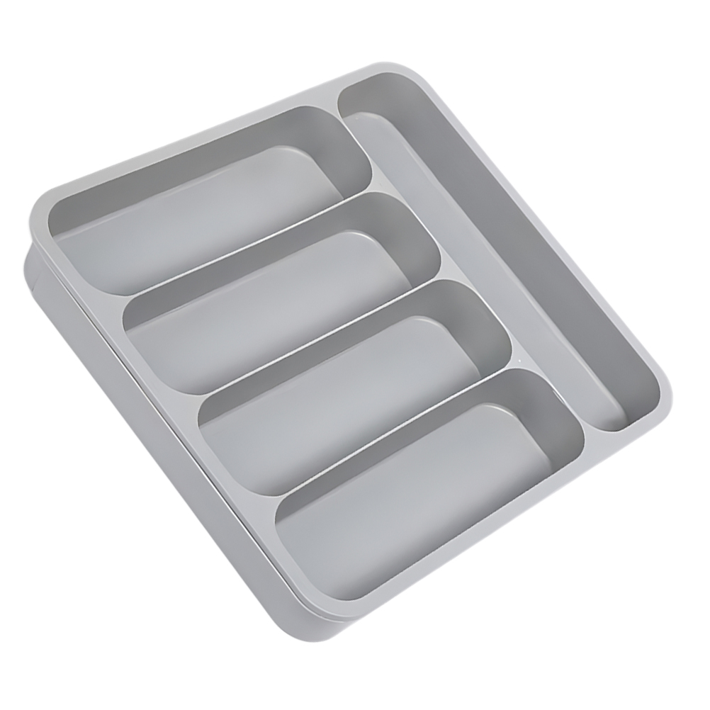 Fork and Spoon Storage Box Knife Drawers Silverware Organizer Tray ...