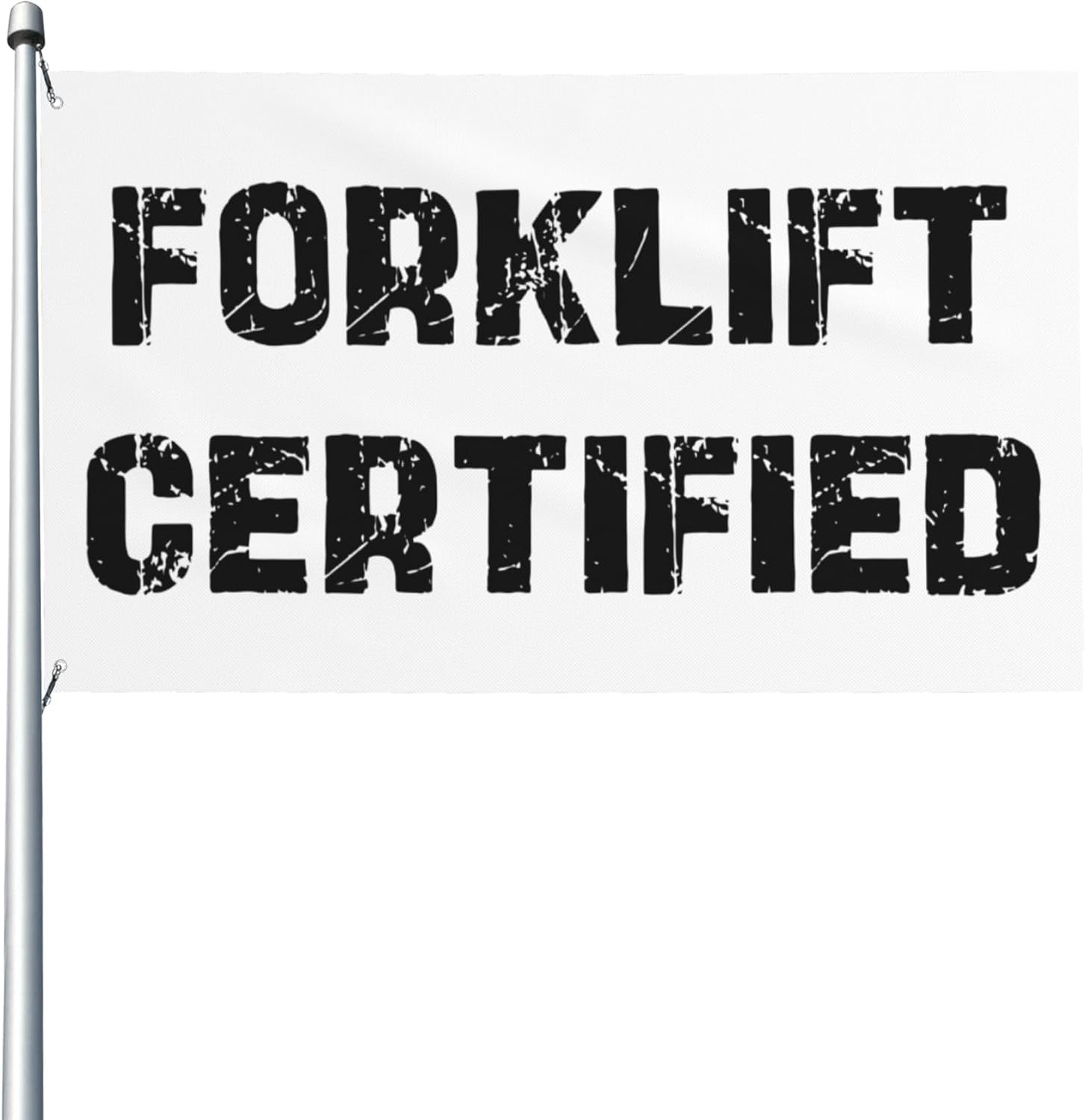 Forklift Certified Flag 3x5 Tapestry Banner Outdoor Garden Flag Funny ...