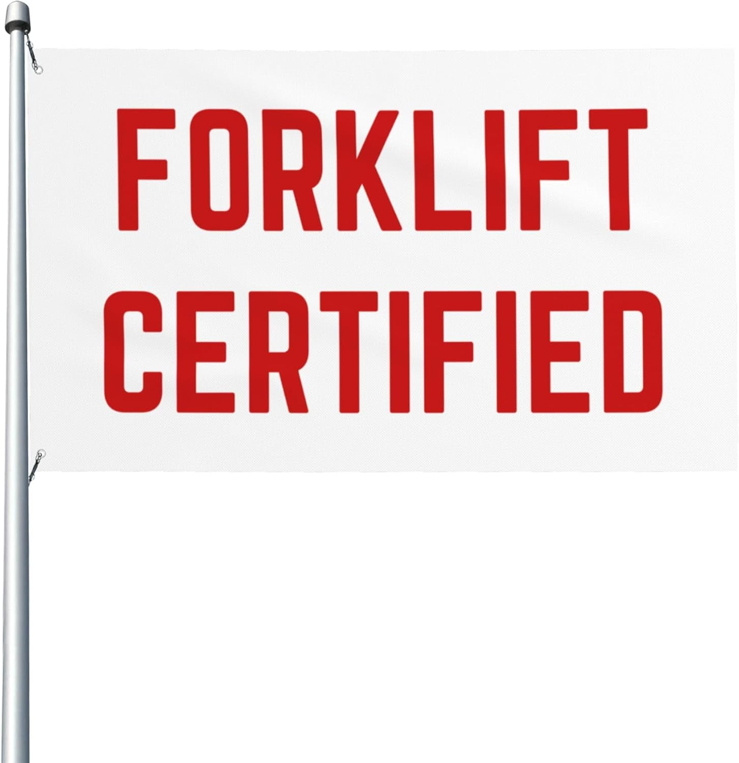Forklift Certified Flag 3x5 Tapestry Banner Outdoor Garden Flag Funny ...