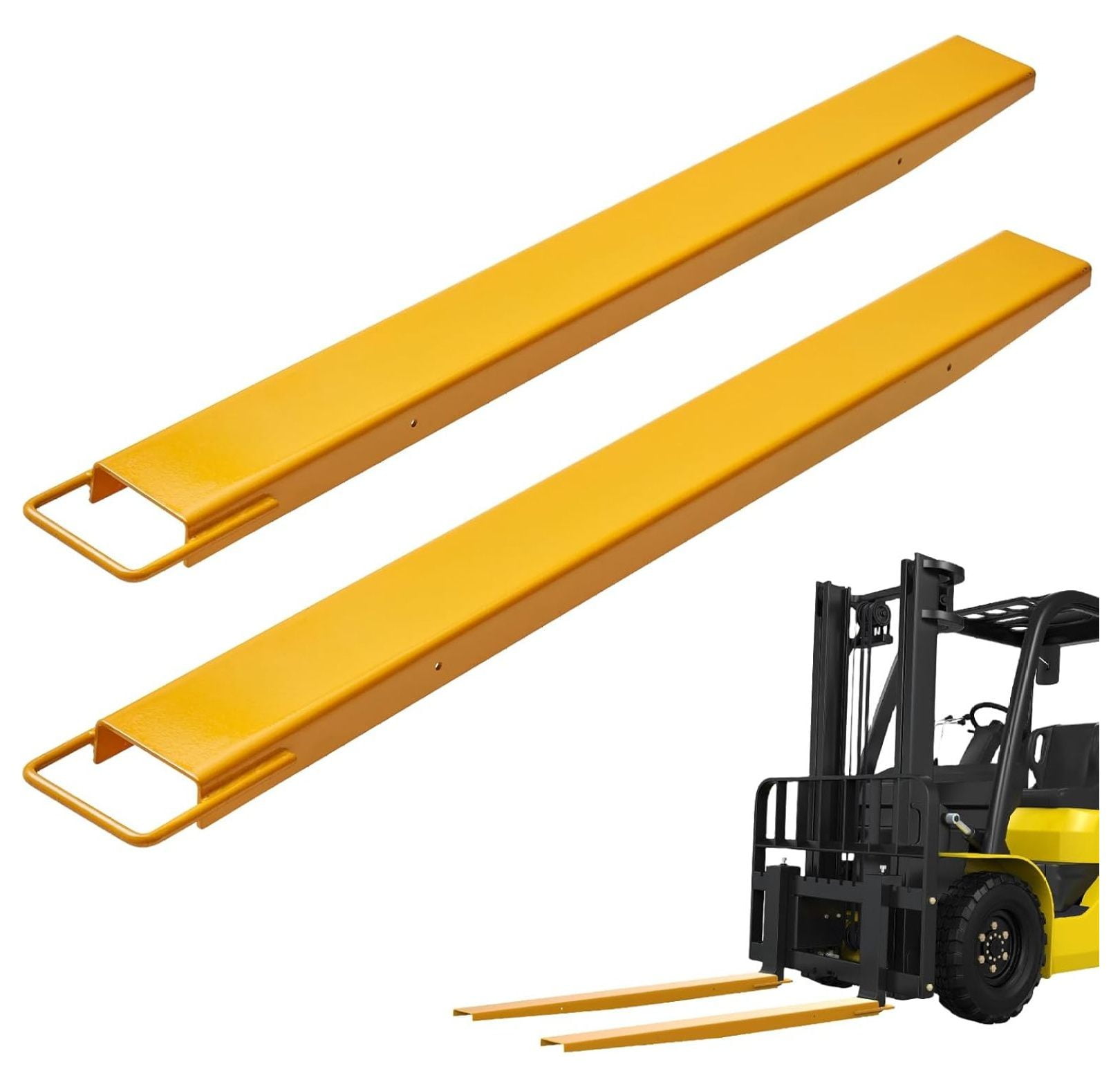 Forklift Extensions, 60 Inch Fork Extensions 4.5 Inch Width, Heavy Duty ...