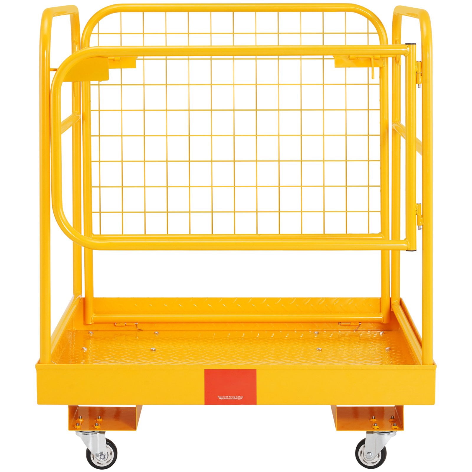Forklift Safety Cage, 1200LB Capacity 36"x36" Folding Work Platform ...